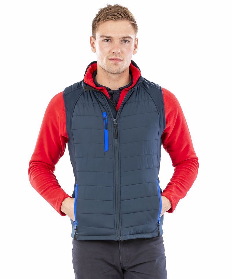 compass padded softshell gilet | R238X | Up Your Street Ltd